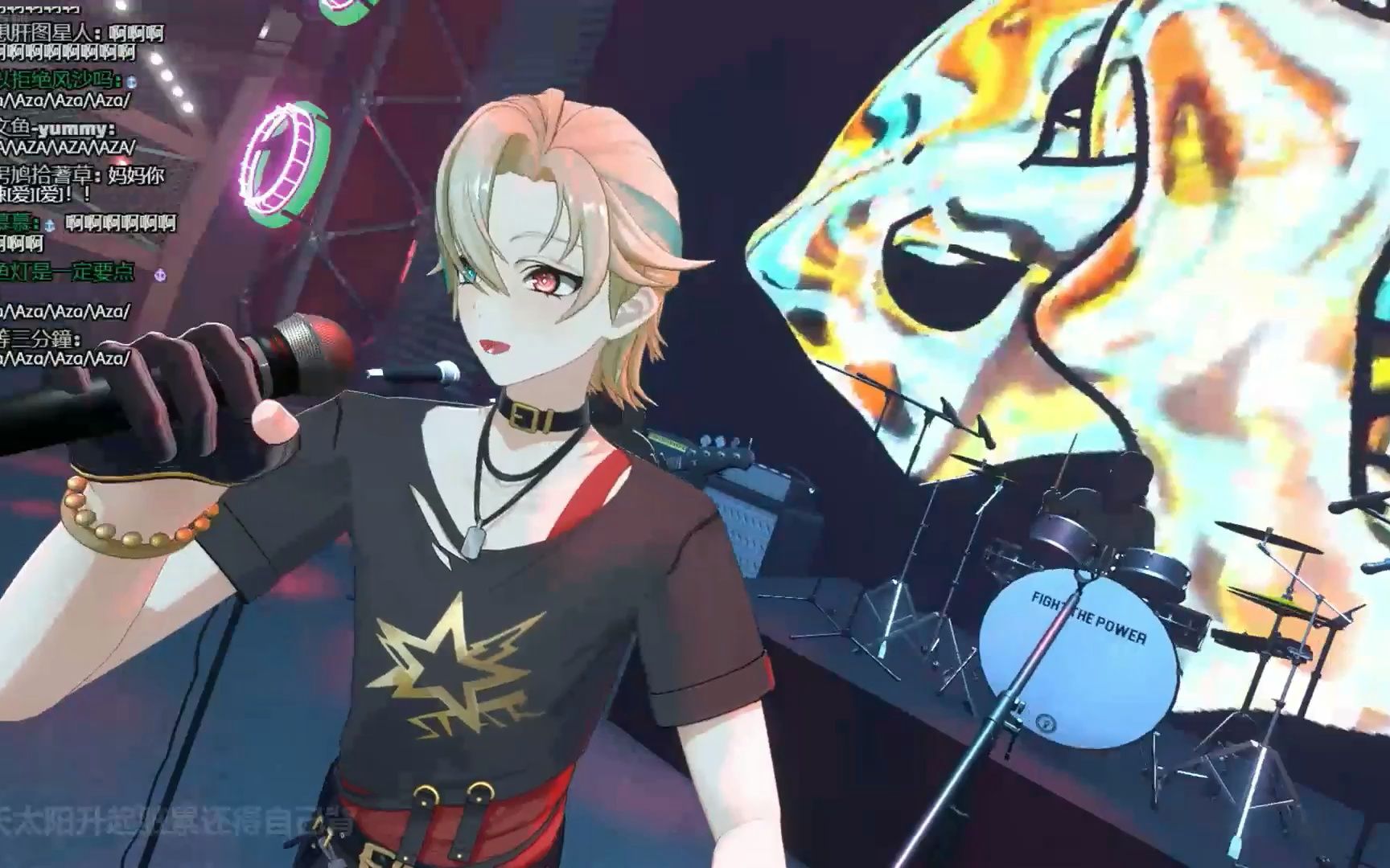 【阿萨Aza 3D线上live】《潇洒之王》 - 哔哩哔哩