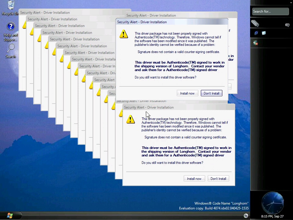 Windows 7 Crazy Error