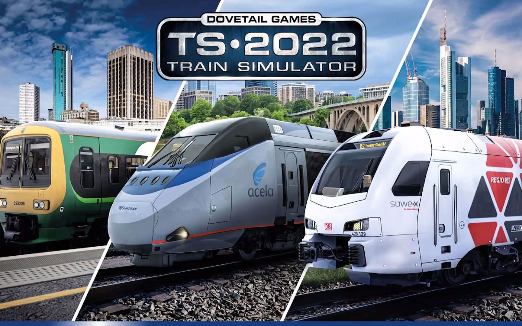 【TS2022】山竹的余威！CRH2A统型重联贵广高铁场景体验_单机游戏热门视频