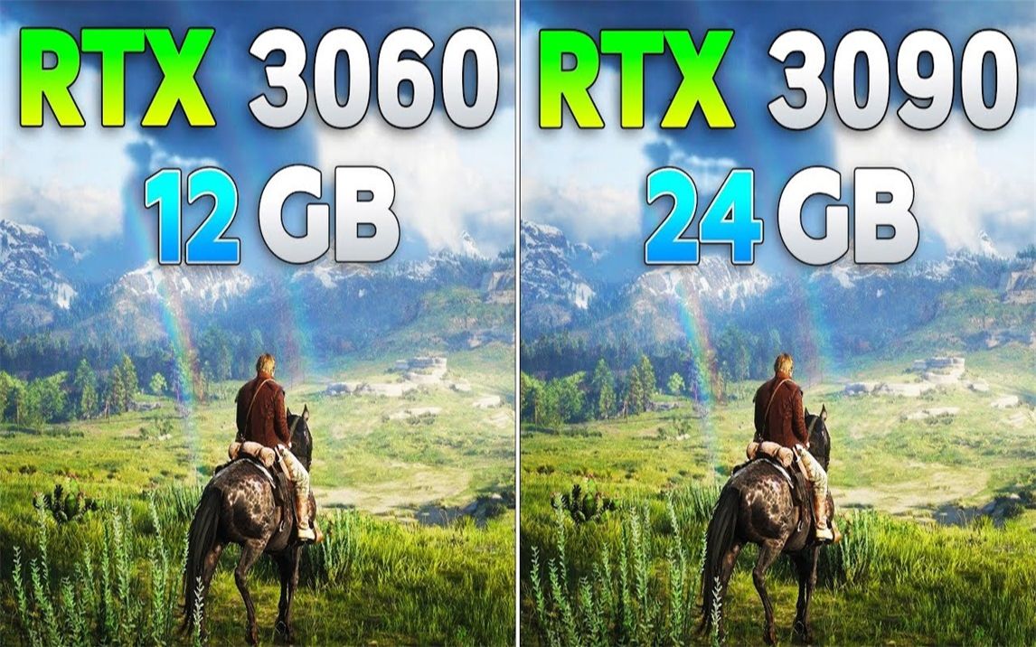RTX 3060 12G vs RTX 3090 24G 显卡对比（4K分辨率测试，CPU为i9-10900K） 4K 60帧视频_哔哩哔哩 ...