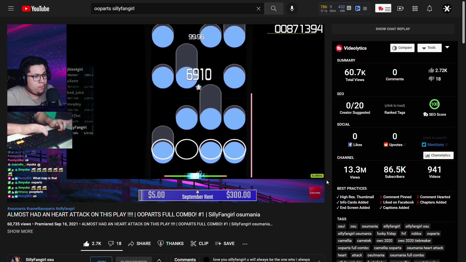 When FNF Player tries osu!mania_哔哩哔哩bilibili_OSU