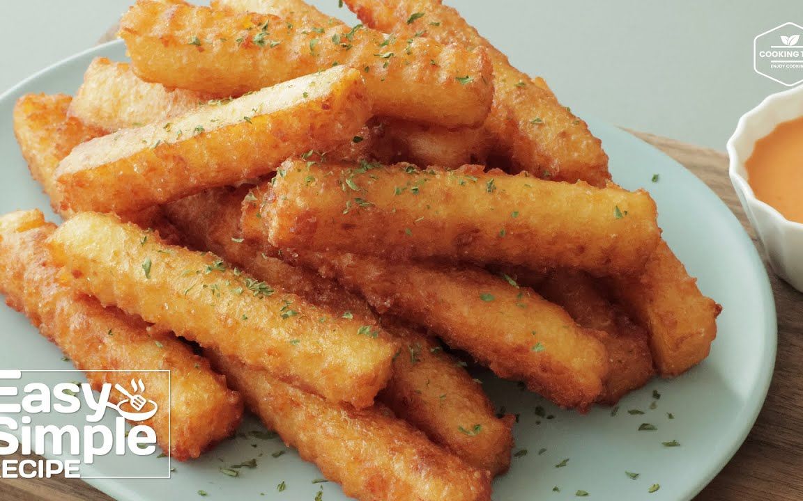 用3种原料制成的脆皮！奇多炸土豆条食谱 | cooking tree 烹饪树 - 哔哩哔哩