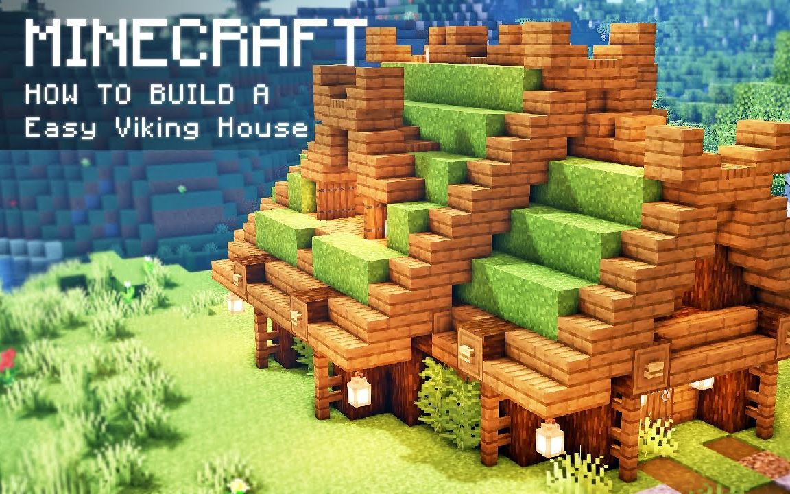 【SheepGG】我的世界：新手小屋建筑教学｜如何在Minecraft中进行建造_哔哩哔哩_bilibili