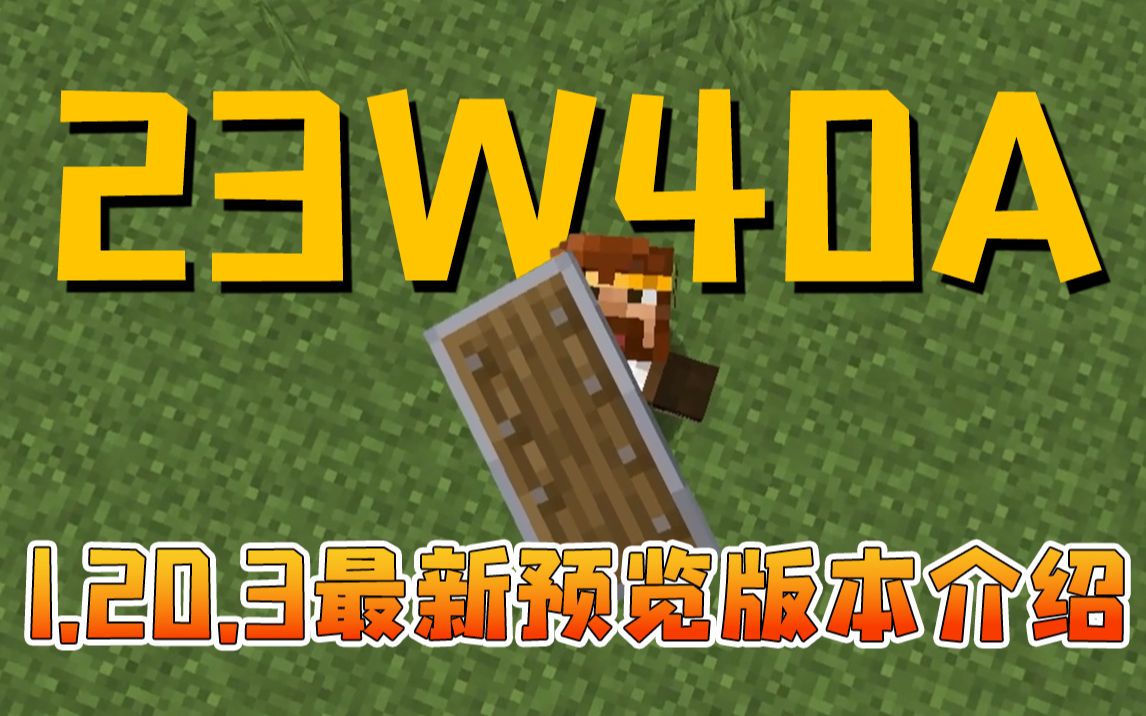 ★我的世界★籽岷的1.20.3 23w40a 最新版本介绍-籽岷-籽岷-哔哩哔哩视频