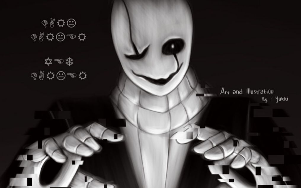 [Bonetale]完美！流畅！用Bonetale制作的酷酷的Gaster战（看简介）(400粉丝福利）_哔哩哔哩_bilibili