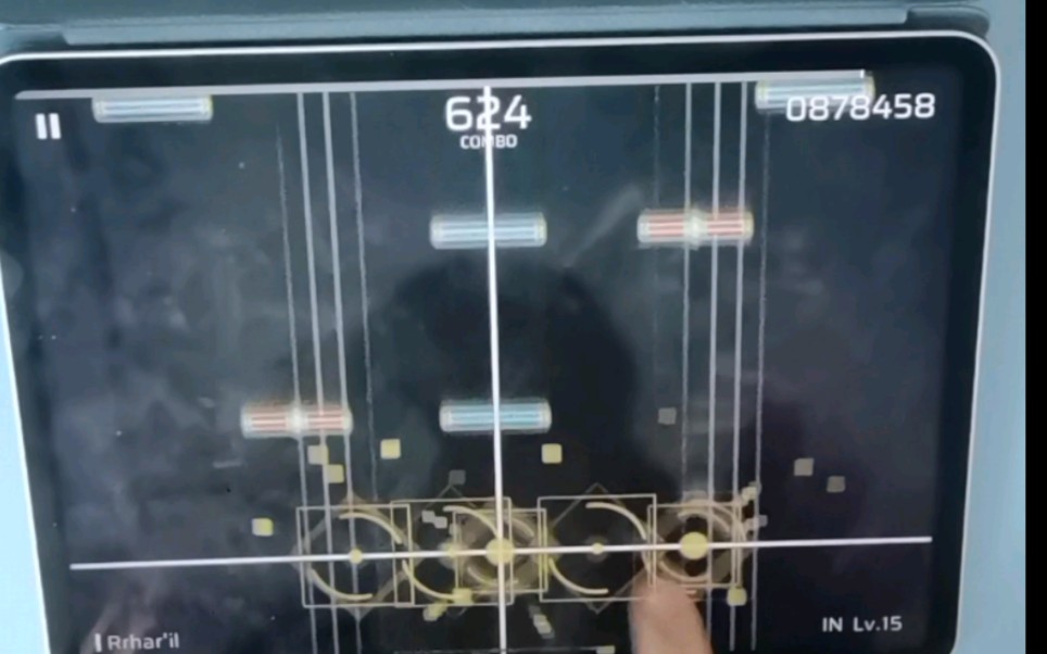 Phigros Rrhar'il IN lv.15尾段全p一则_音游热门视频