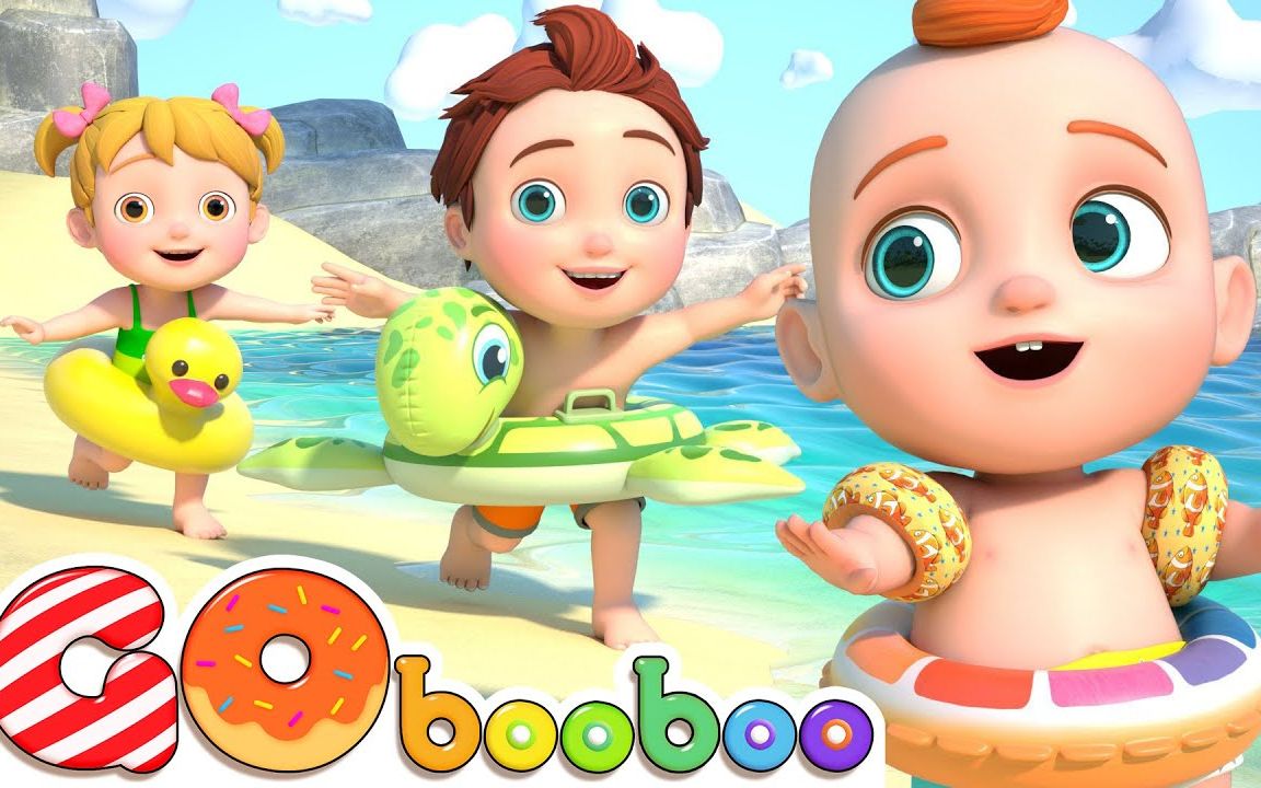 【GoBooBoo英文儿歌】Play Safety in the Beach | Beach Song + More Nursery ...