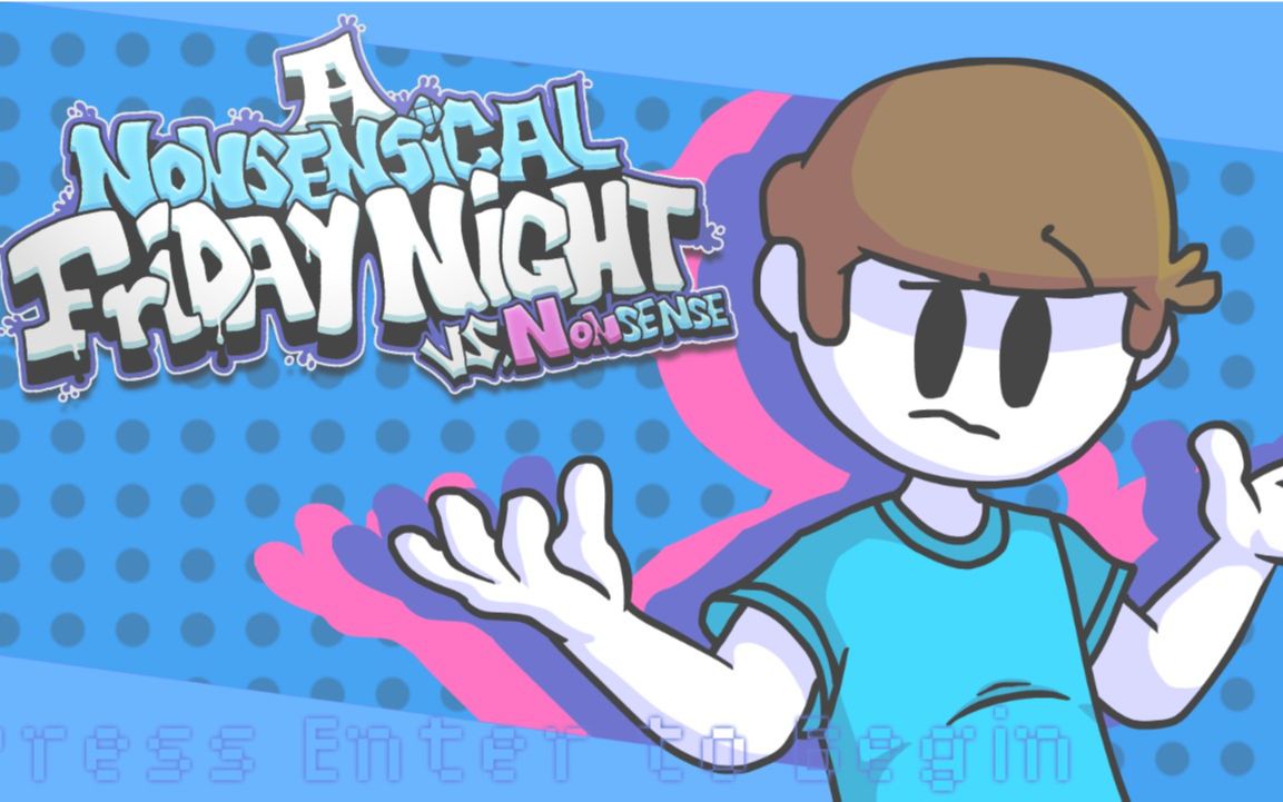 FNF超优质mod v.s Nonsense V2 全流程（包括隐藏曲）_音游热门视频