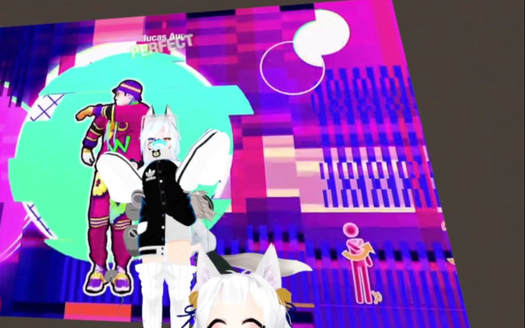 【VRchat】全身VR，一只小萌猫的舞蹈学习之旅2_哔哩哔哩_bilibili