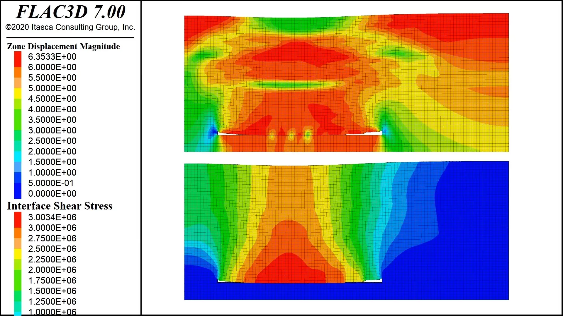Flac3d煤层开挖顶板垮塌接底回弹! Flac3d煤层开挖! Flac3顶板垮塌！_哔哩哔哩_bilibili