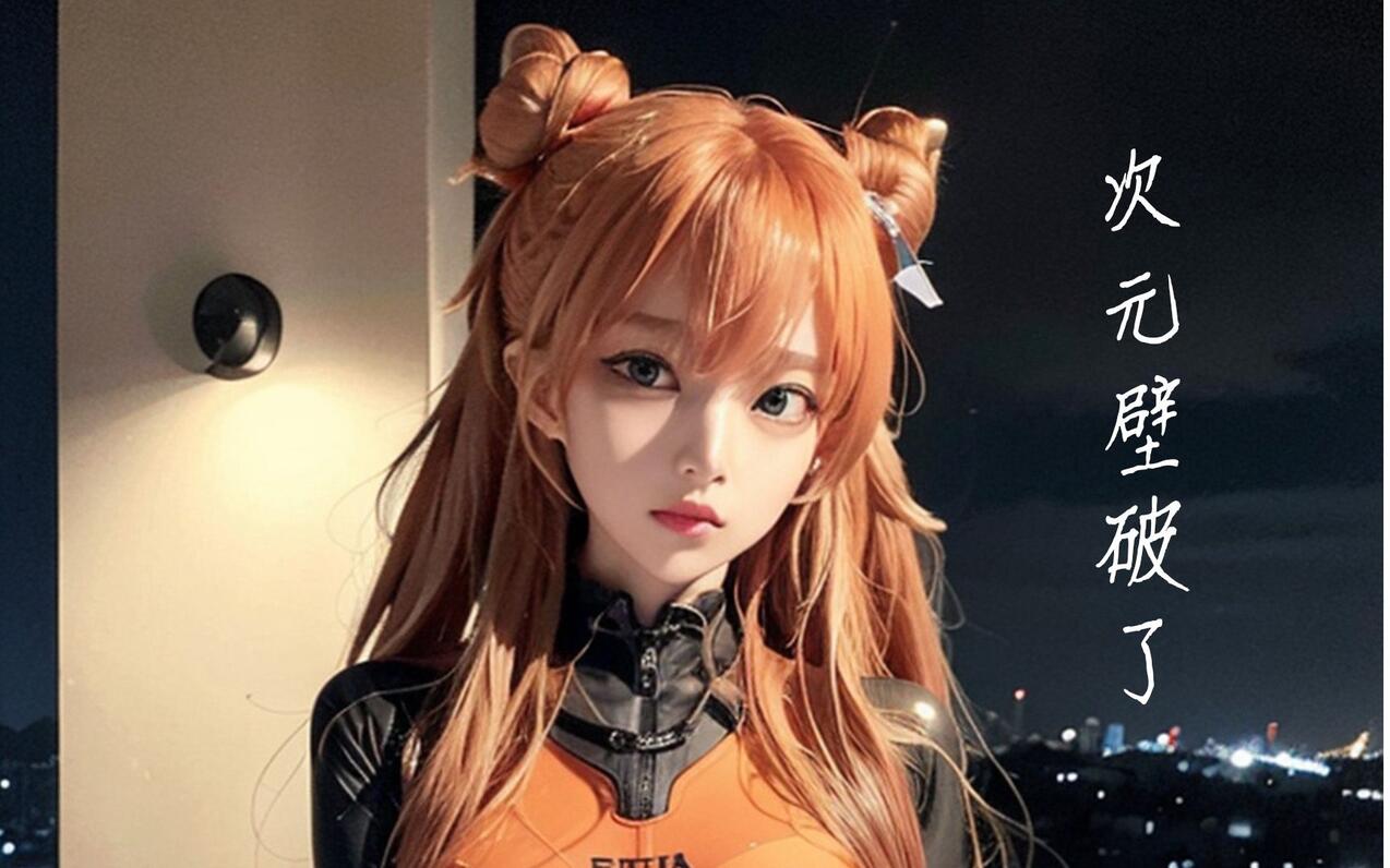 【AI Coser】EVA 14岁的明日香 - 哔哩哔哩
