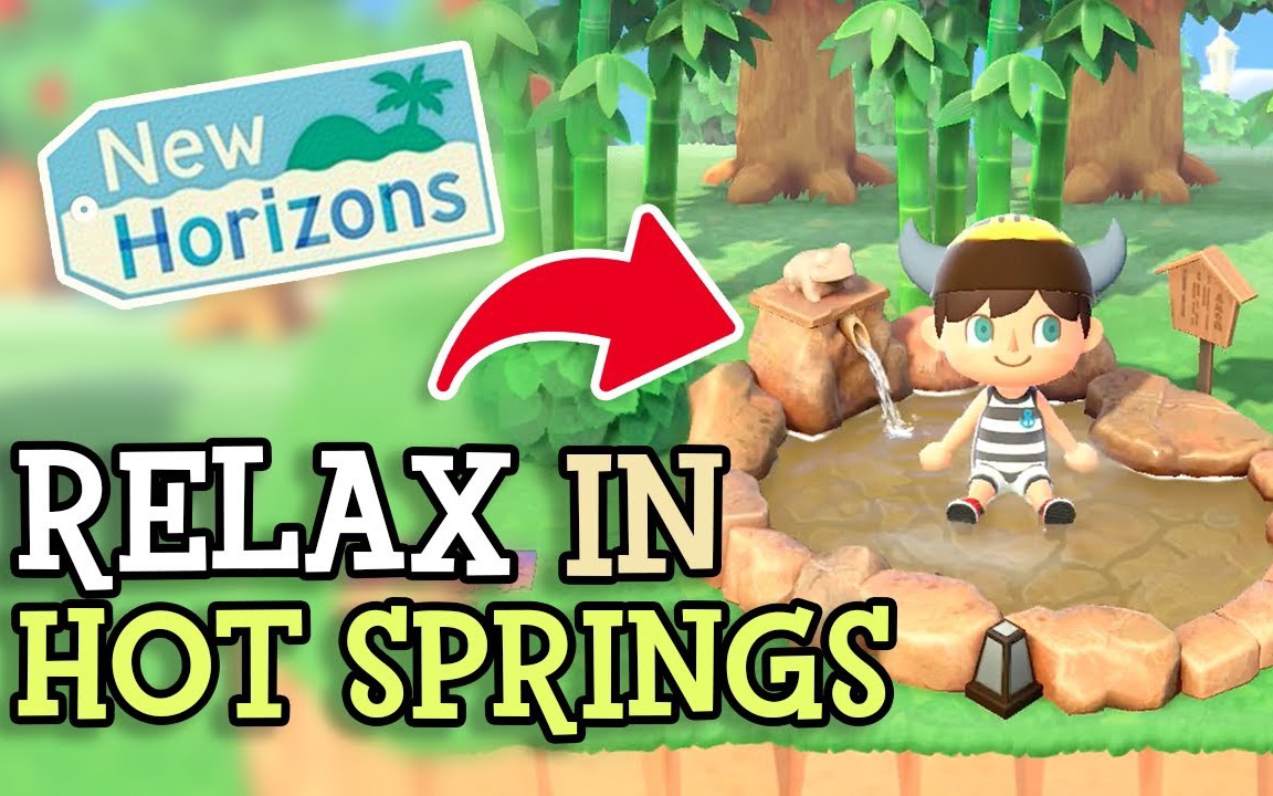 【动森】英语资讯：什么？可以泡温泉了？？！！| How To RELAX IN HOT SPRINGS (ACNH Tips & Tricks ...