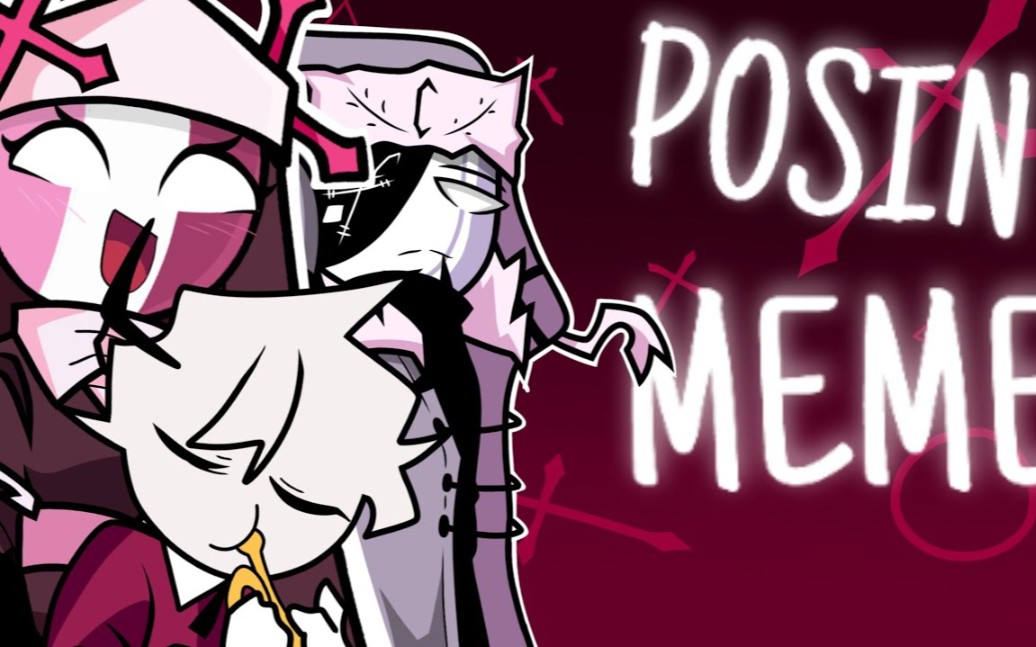 Posin' Meme | Sarv, Ruv, Selever and Rasazy | FNF_哔哩哔哩_bilibili