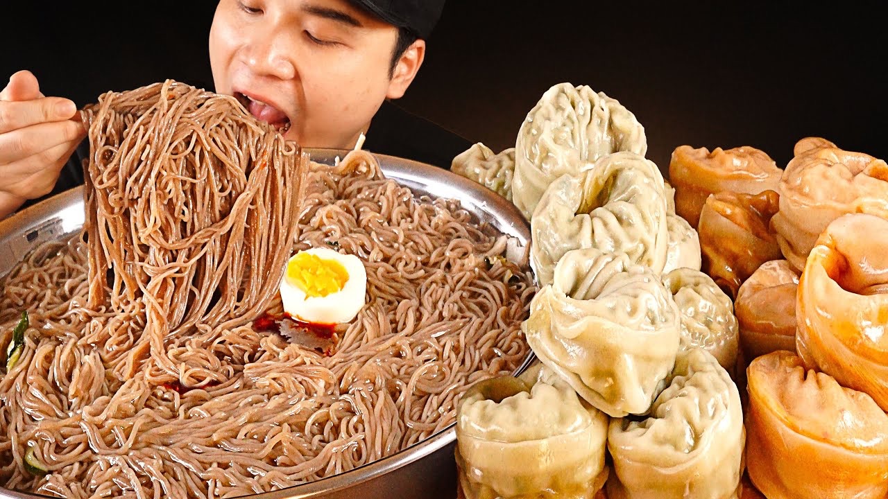 【ddeong-gae】荞麦冷面&王饺子双拼-灰鸟入被窝-灰鸟入被窝-哔哩哔哩视频