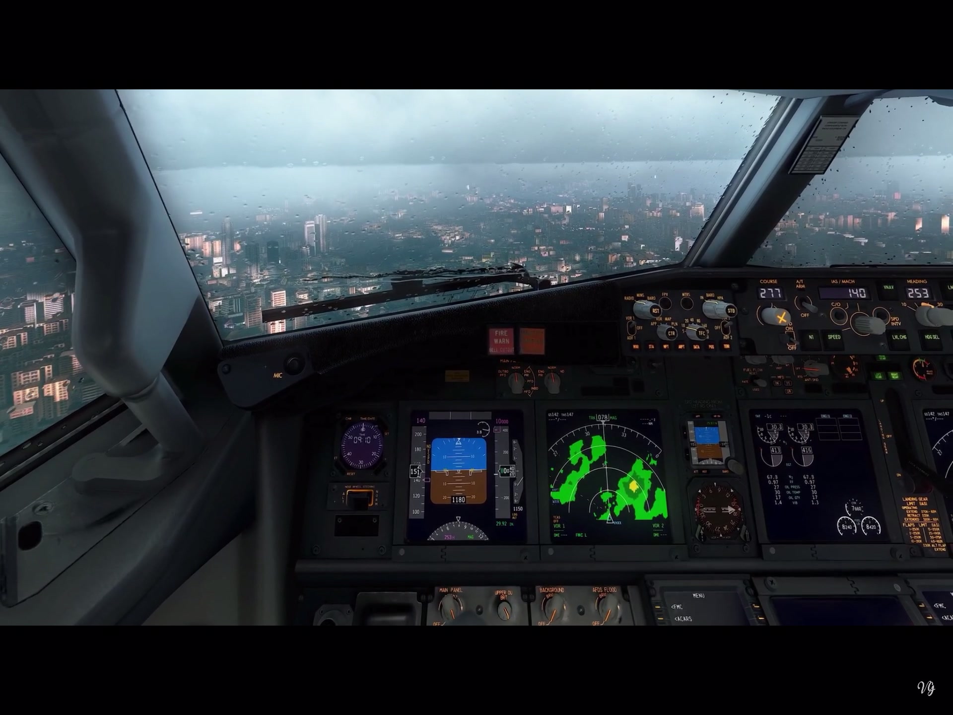 【X-Plane11】：最高画质！4K 60FPS测试！启德着陆！_哔哩哔哩_bilibili