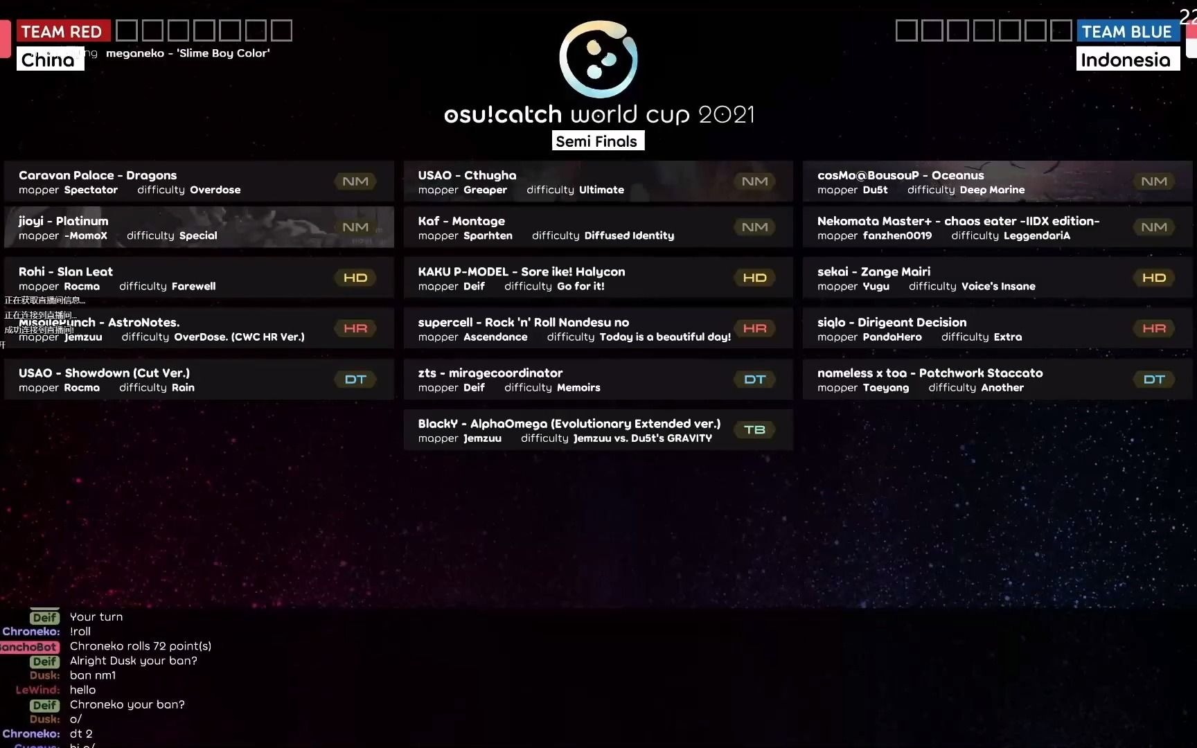[osu!C]CWC 2021 半决赛(中国)vs(印尼)_哔哩哔哩_bilibili