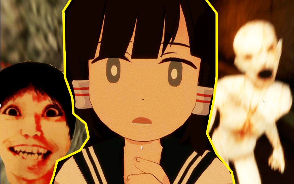 阴间恐怖游戏通关啦！ 恐怖之森新作：写るんです_哔哩哔哩bilibili_实况解说