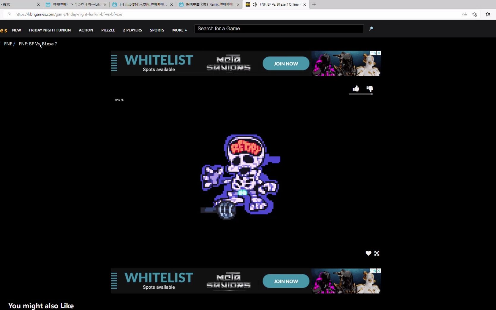 FNF_ BF Vs. Bf.exe _ Online - Play Game 和另外 4 个页面 - 用户配置 1 - Microsoft ...