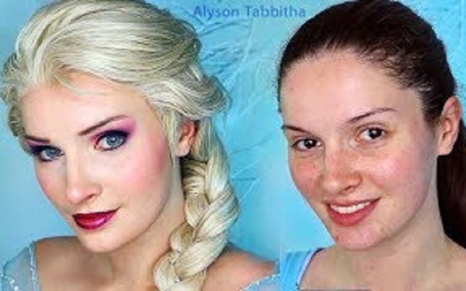 Elsa Frozen Makeup Transformation | Saubhaya Makeup