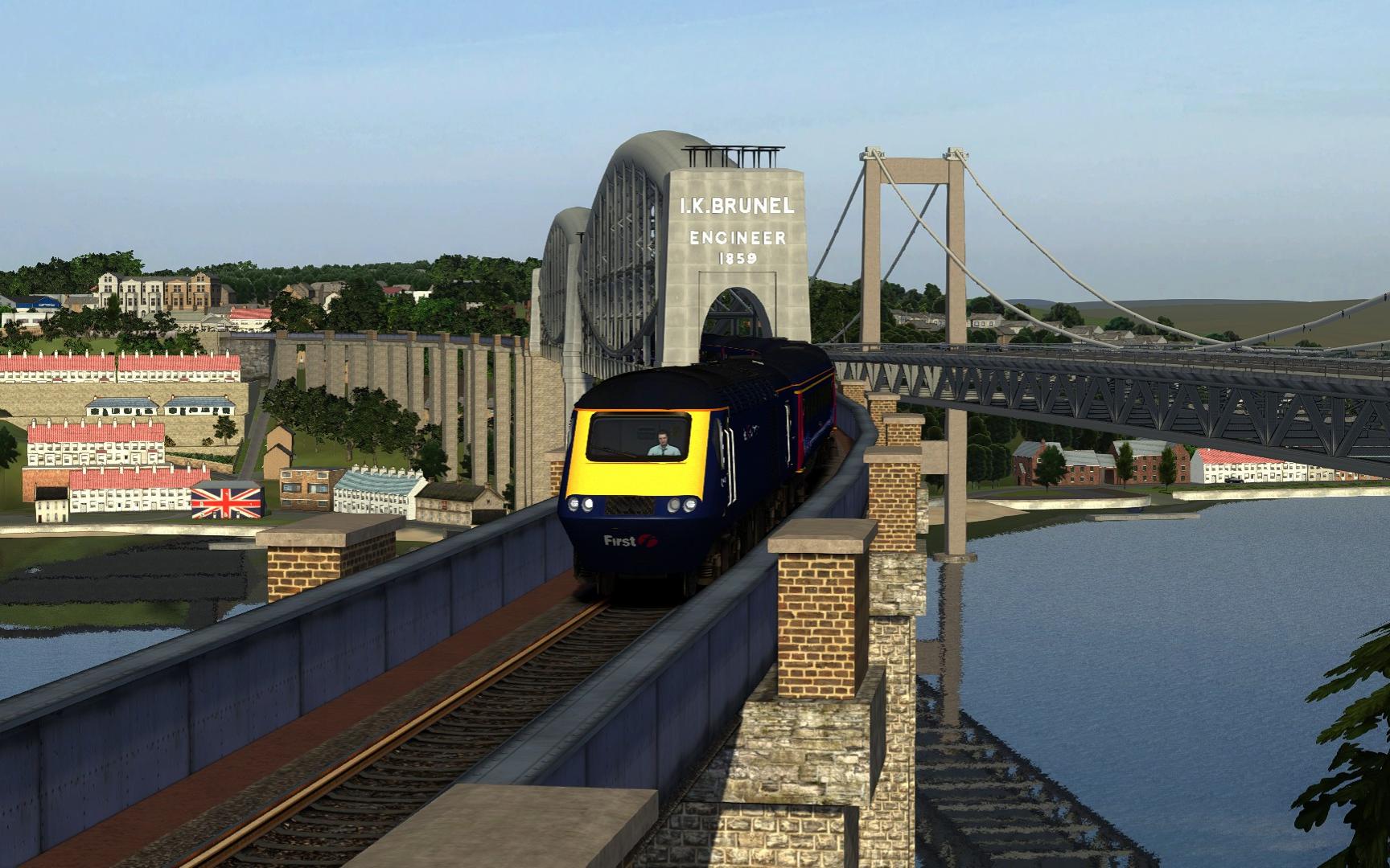 Class 43 FGW Dynamic Lines Blue Early livery Exeter出站