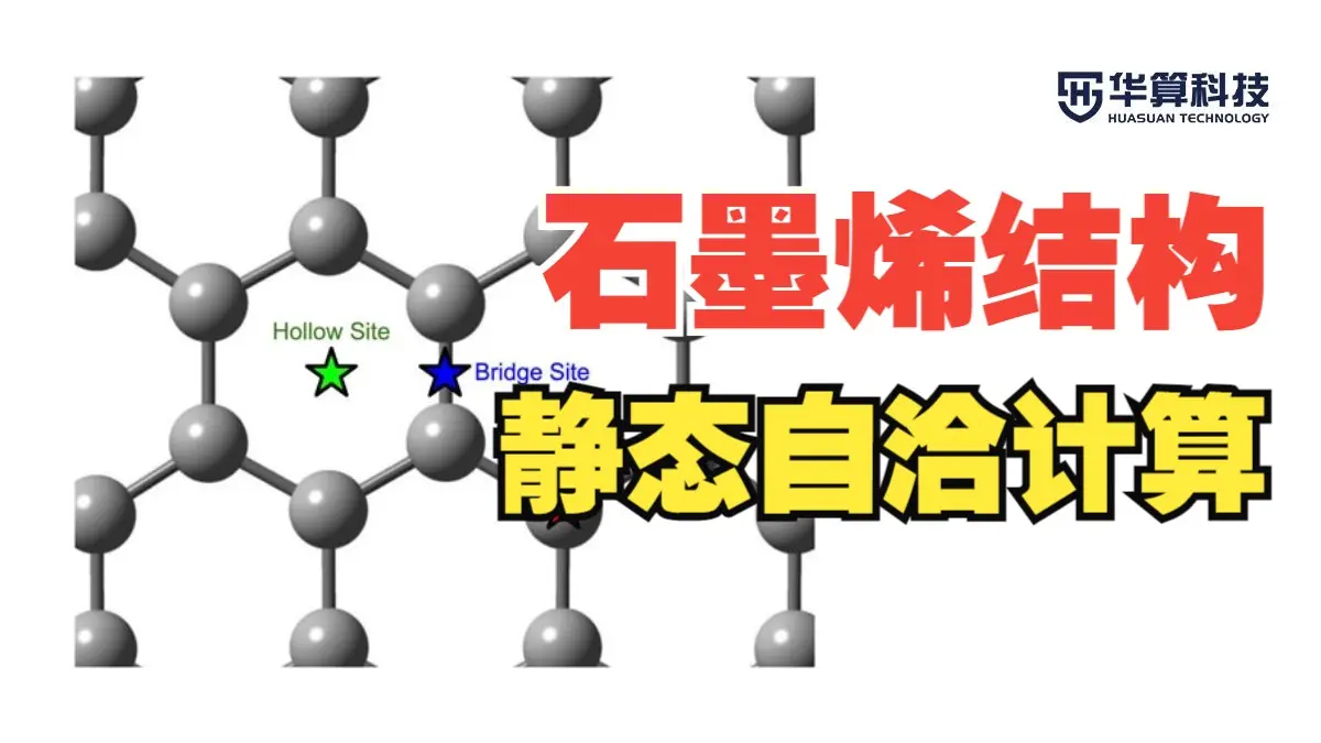【VASP小白必学】石墨烯结构静态自洽计算全流程！| 华算科技_哔哩哔哩_bilibili