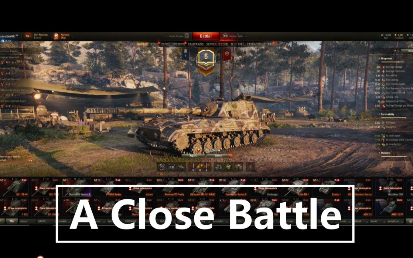 WOT tier 10 USSR Tank Destroyer Object 268 Version 4 daily play VII 坦克 ...