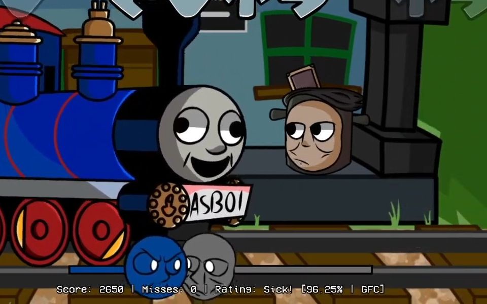 周五夜放克-冬季铁路（Sub-Zero但是托马斯演唱）-FNF:Sodor Funkin'