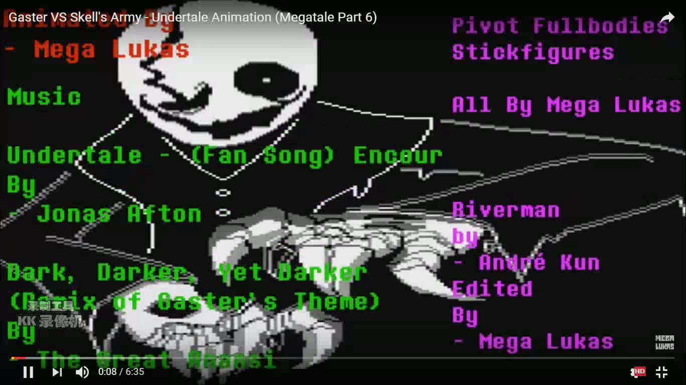 Megatale gaster vs skell's anmy (纯英文）_哔哩哔哩 (゜-゜)つロ 干杯~-bilibili