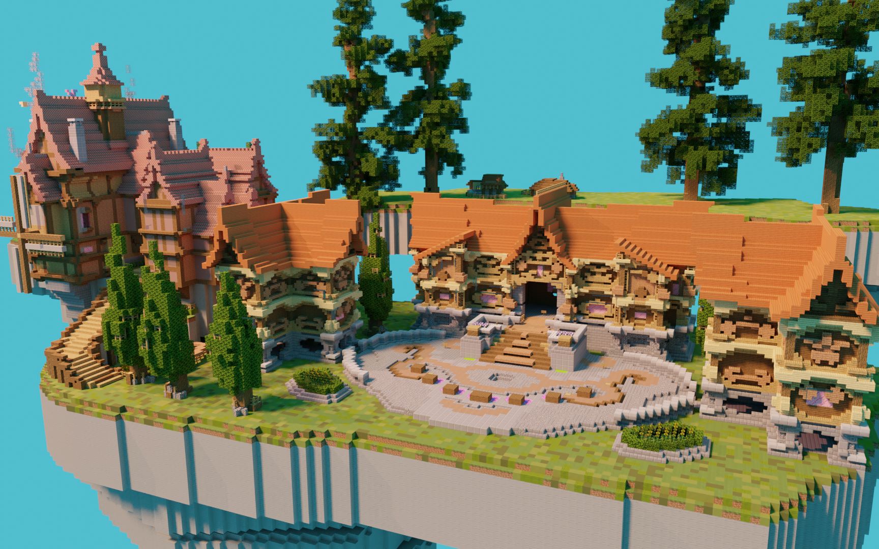 minecraft地图快速渲染教程（Blender）_哔哩哔哩_bilibili