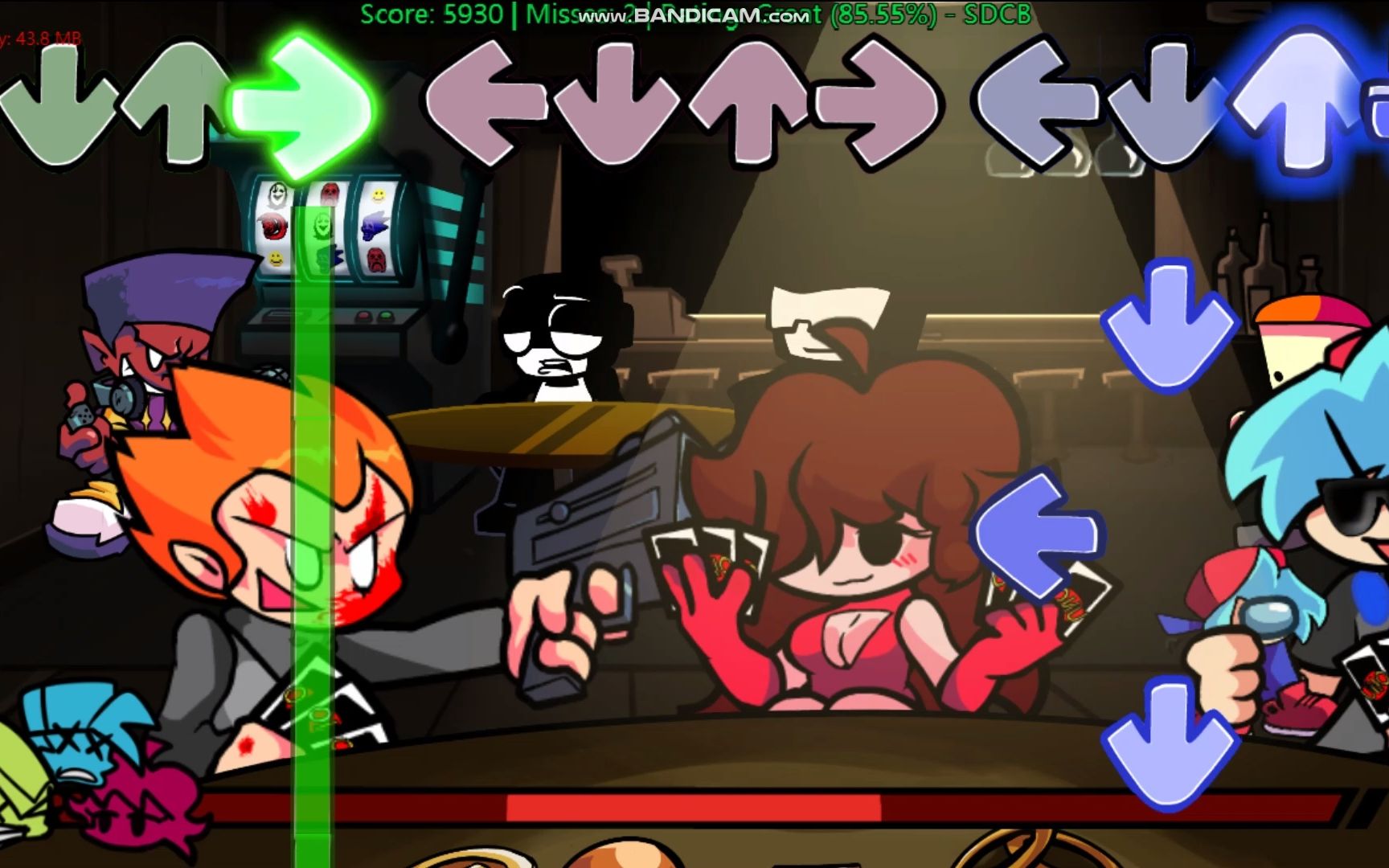 （不卡了！！！）fnf超优质mod打牌三人组 - 哔哩哔哩