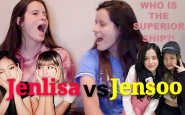【Jenlisa vs Jensoo】美国女生reaction！谁才是真的？blackpink_哔哩哔哩_bilibili