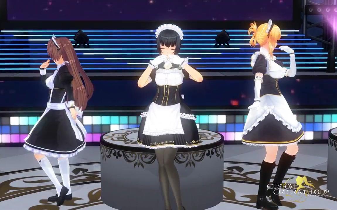 【COM3D2】新曲 secret deep blue KISS公式_哔哩哔哩_bilibili