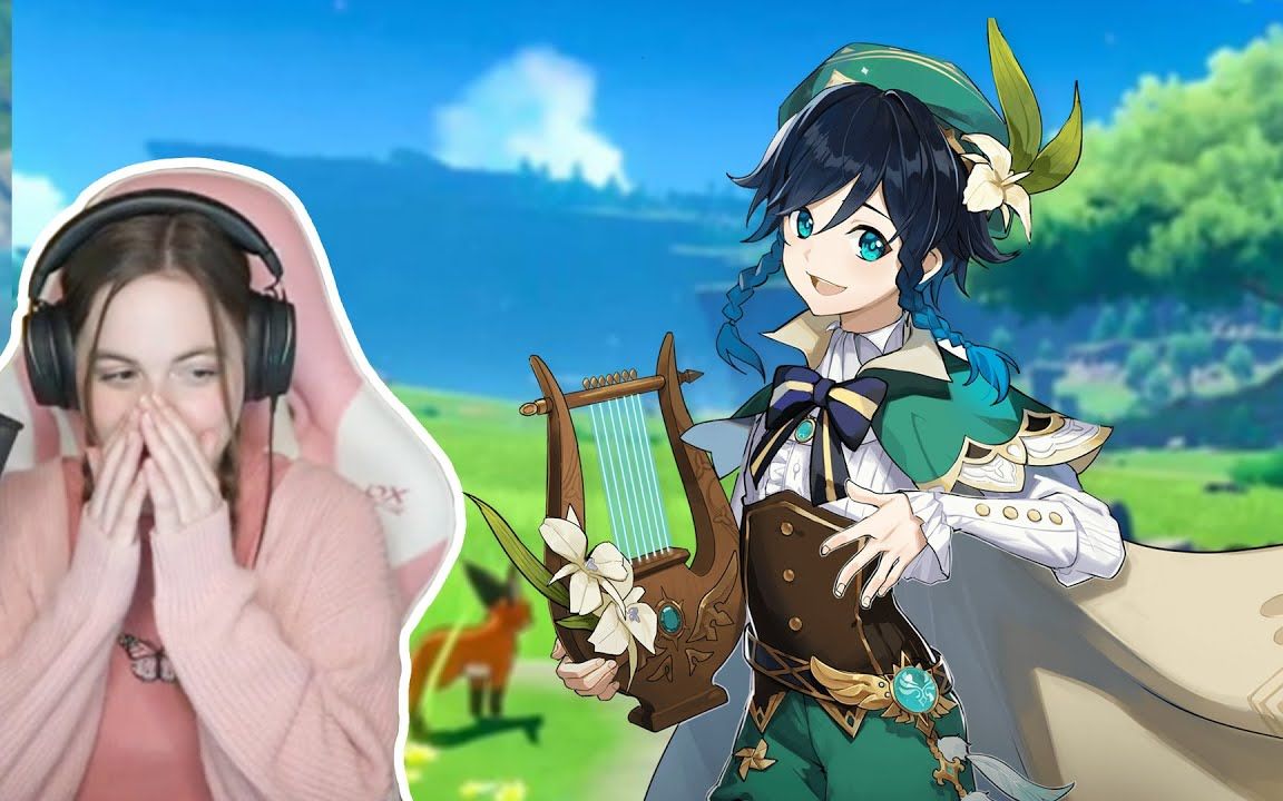 【原神熟肉】美国原神女主播Sarah小姐姐第一次玩原神 — SarahKey（试玩合集）_哔哩哔哩_bilibili