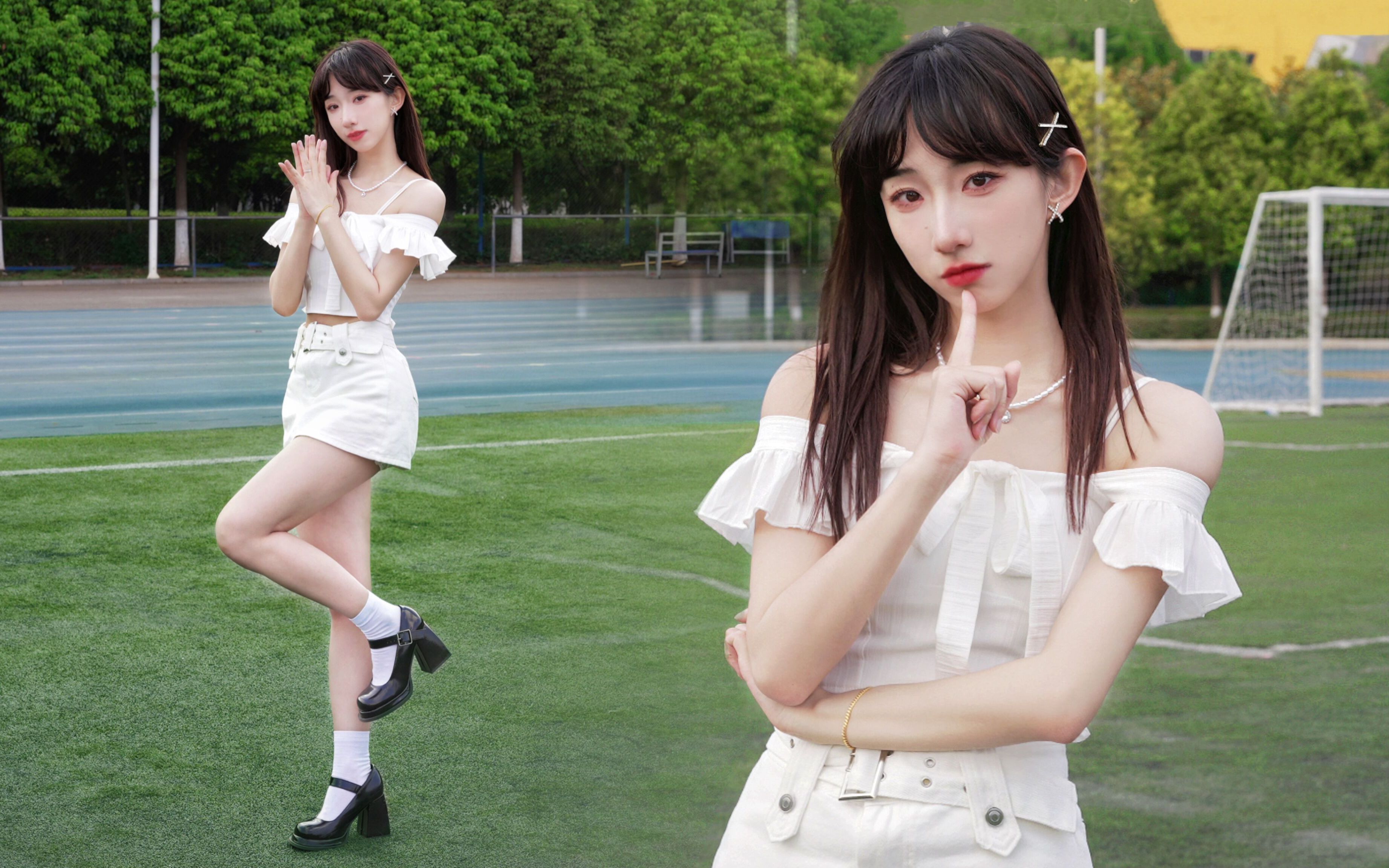 学校操场跳个舞！夏天是活力与初恋！ ️Mr.chu-SHANA吃不饱-SHANA吃不饱-哔哩哔哩视频