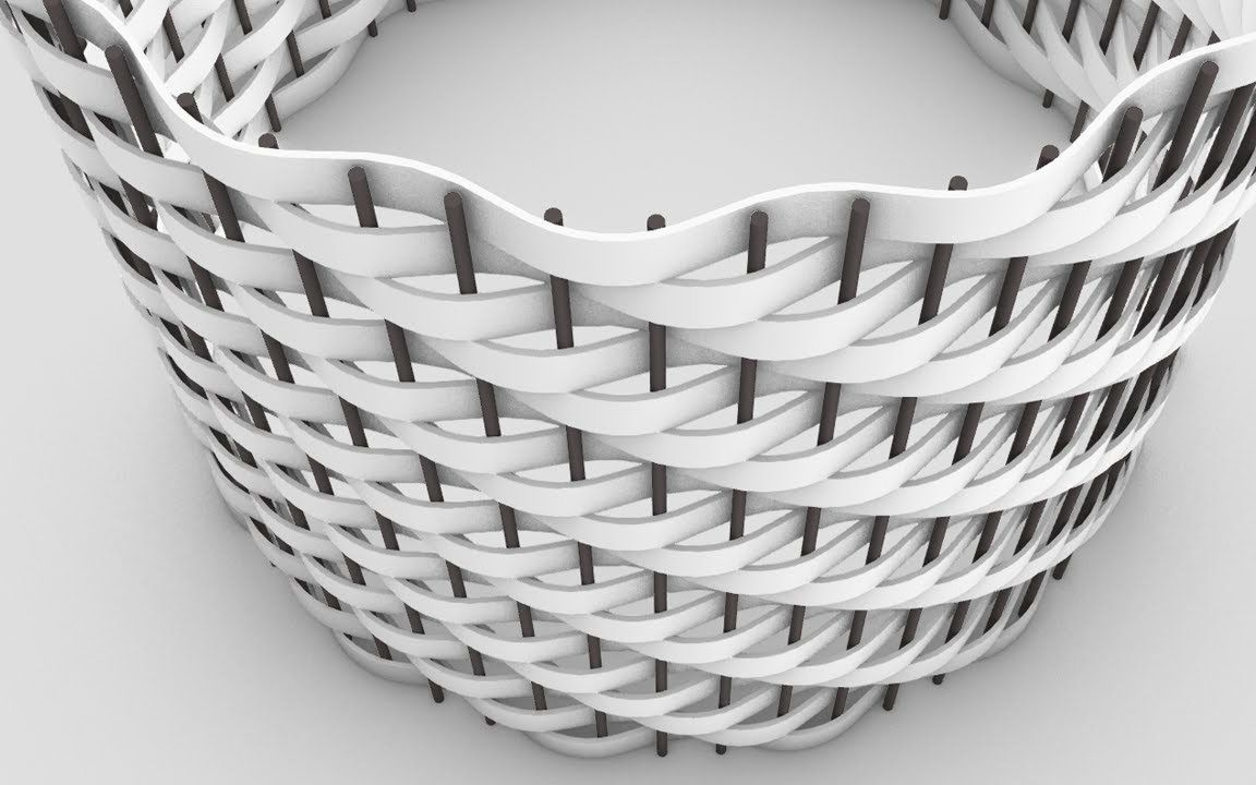 【设计师加油站】Grasshopper系列教程：# 004 Wave Pattern on Cylinder_哔哩哔哩_bilibili