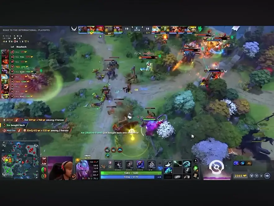 老外激情解说XG VS Falcon 团战最经典的一幕 XinQ what a player! Ame is Back! Way too ...