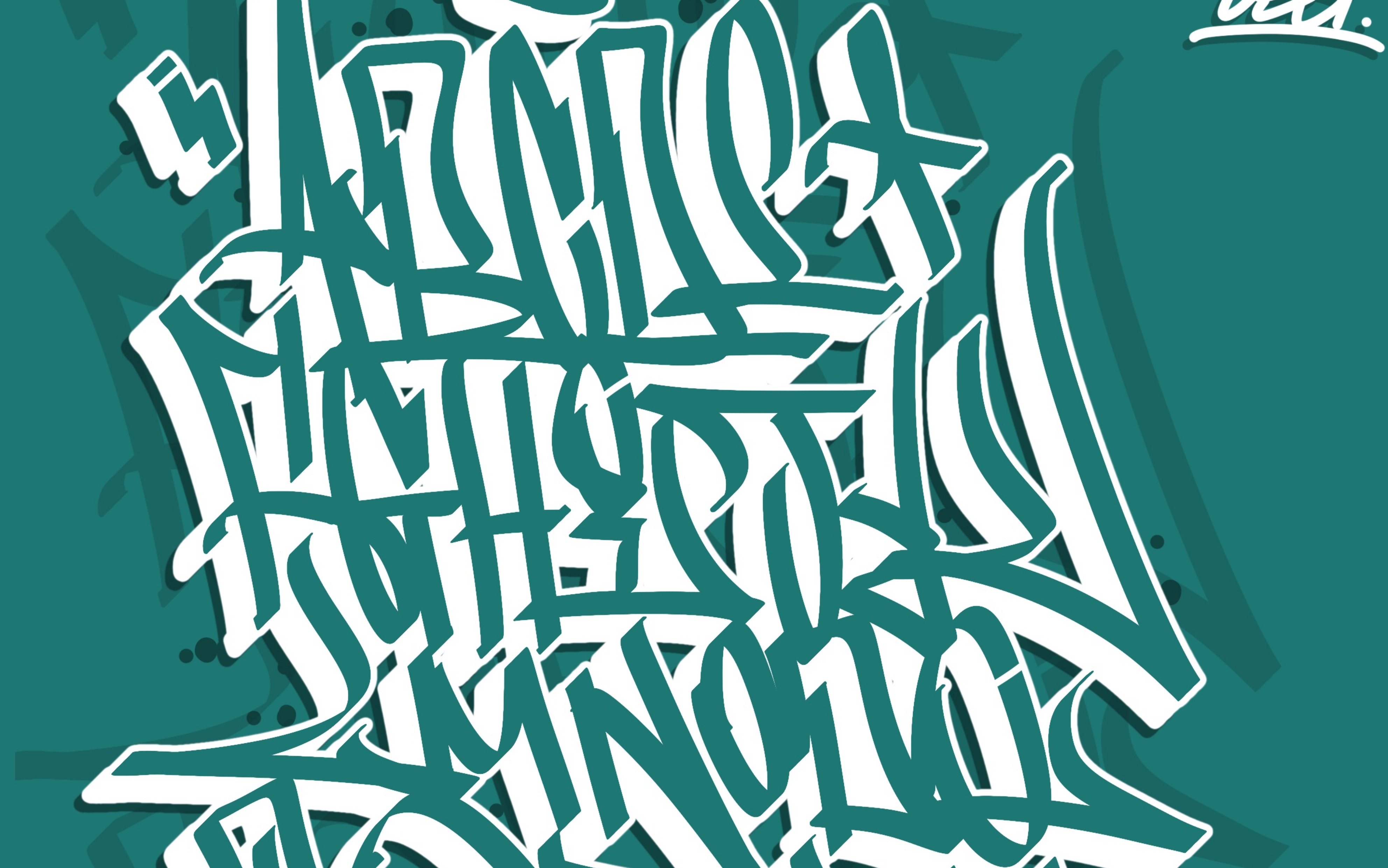 【涂鸦】youtube大神的handstyle字母表