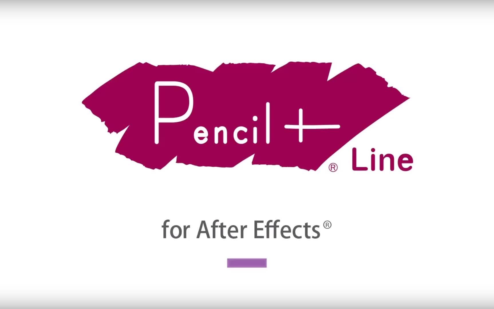 PSOFT Pencil+ 4 Line for After Effects_哔哩哔哩 (゜-゜)つロ 干杯~-bilibili