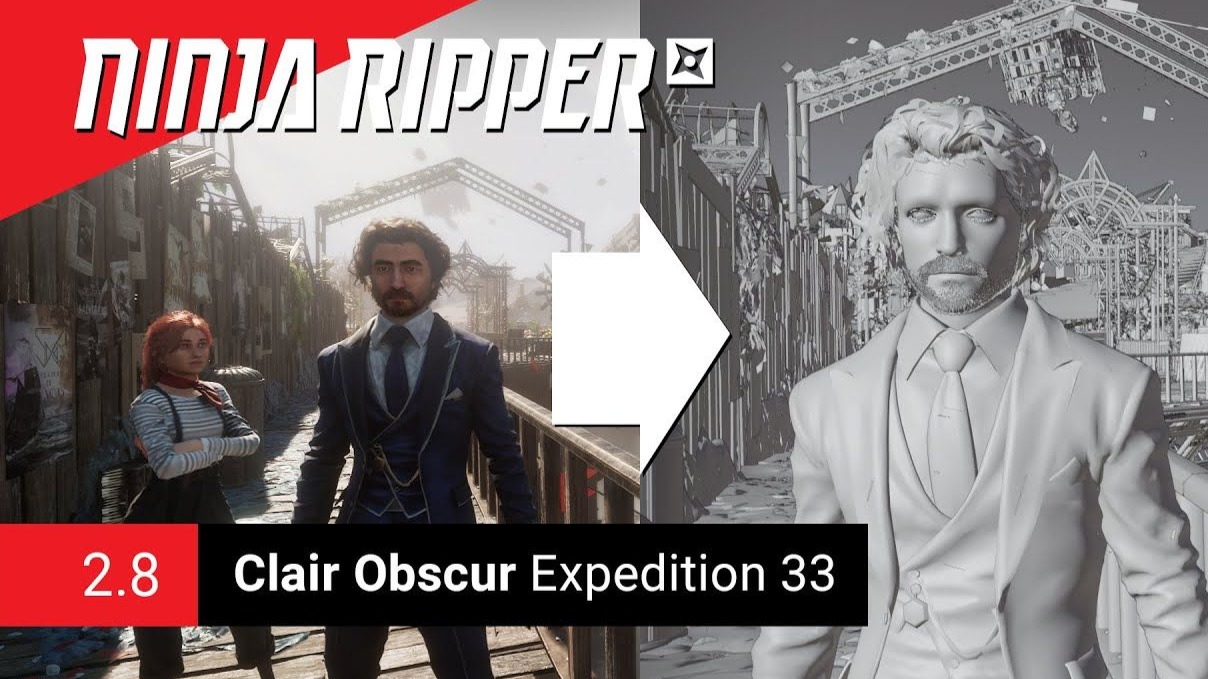 提取《光与影:33号远征队》3D模型教程和提取工具Ninja Ripper 2.8下载-Ri_Smokee-Ri_Smokee-哔哩哔哩视频