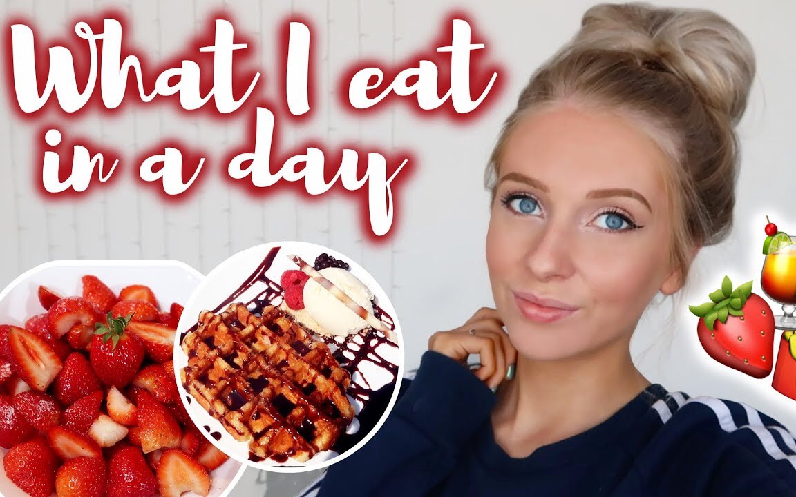 【Fabulous Hannah】我一天里吃多少 | WHAT I EAT IN A DAY!(omg i was kinda healthy ...