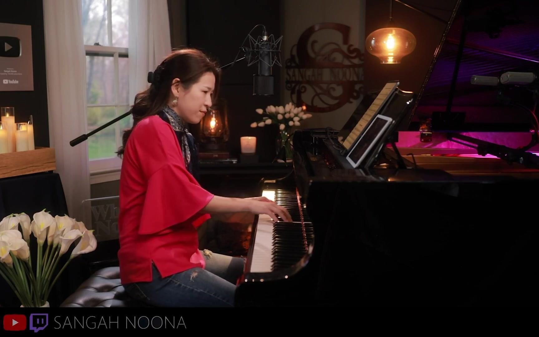 【Sangah Noona】Moonlight Serenade - Piano_哔哩哔哩_bilibili