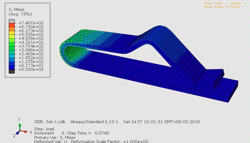 abaqus自学case 1-spring_哔哩哔哩 (゜-゜)つロ 干杯~-bilibili