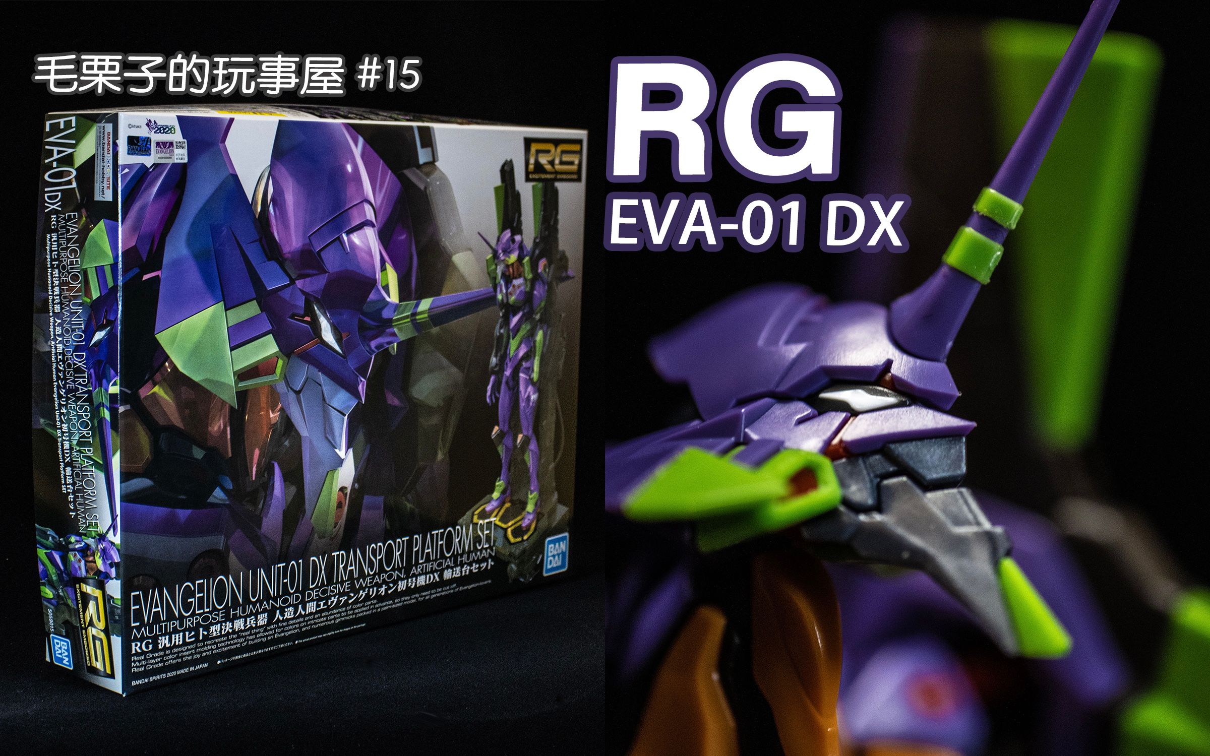 期待已久的前奏曲！终场开幕！万代 RG EVA 初号机 DX 开箱把玩体验【玩事屋】_哔哩哔哩_bilibili