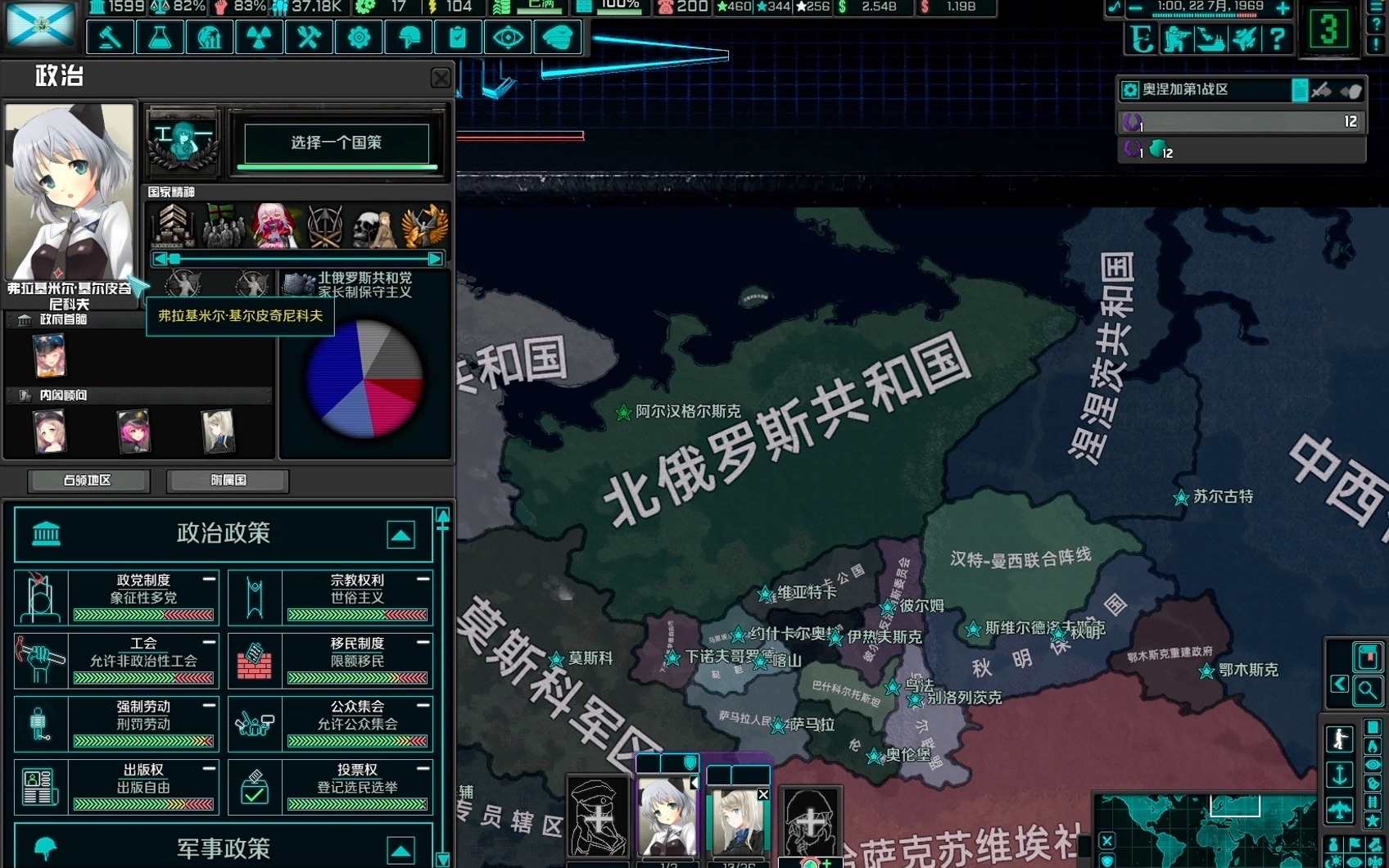 【TNO地图向/低技术力】团结协定与周边国家