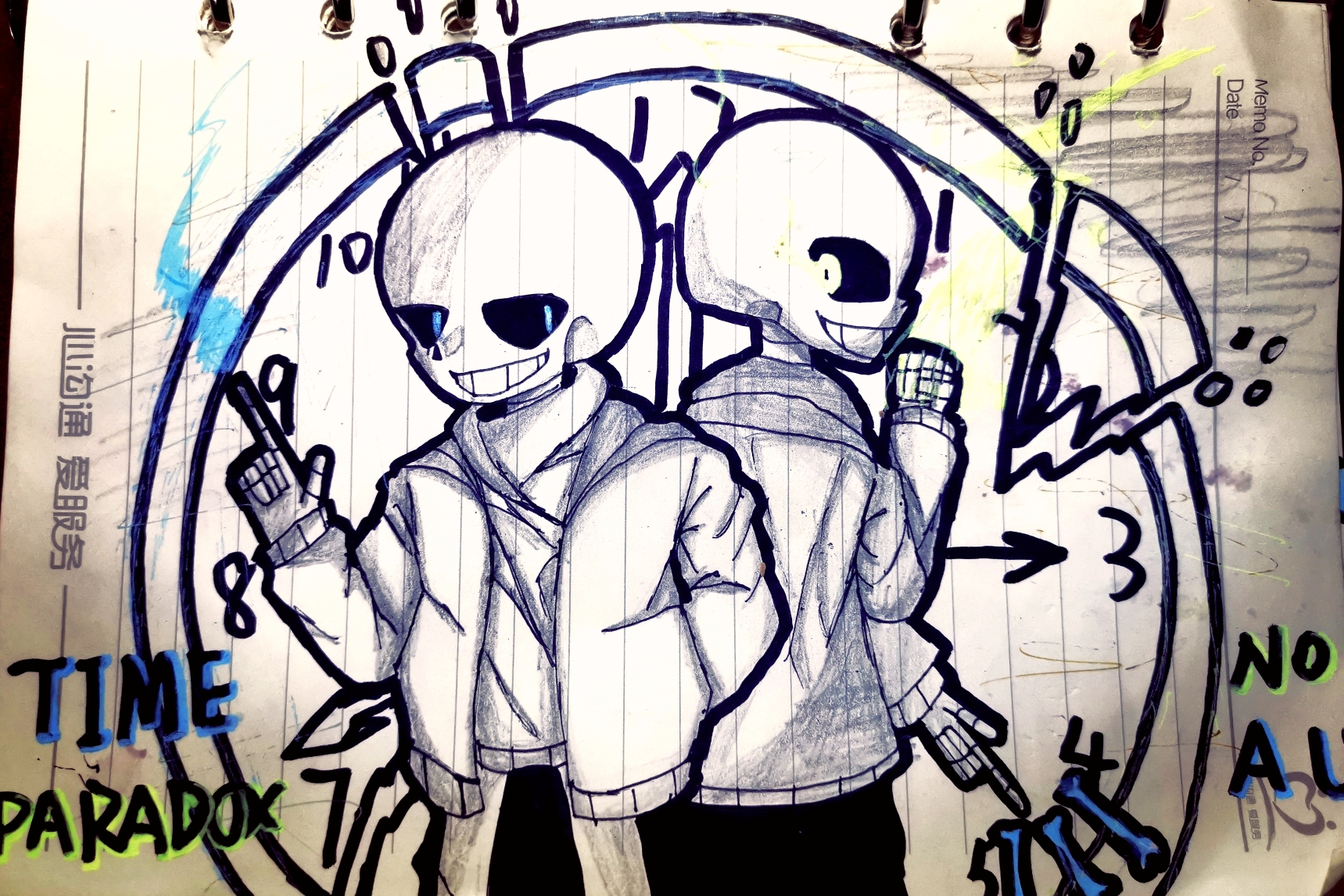 超酷！手绘NO AU:TIME PARADOX - 哔哩哔哩