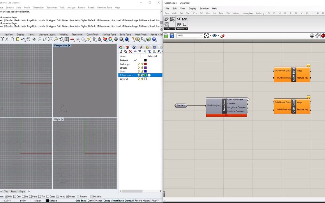 Grasshopper - 使用 Elk 和 Open Street Map 进行城市建模_哔哩哔哩_bilibili