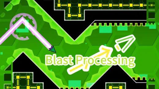 几何冲刺 第十七关 Blast Processing_哔哩哔哩bilibili_几何冲刺