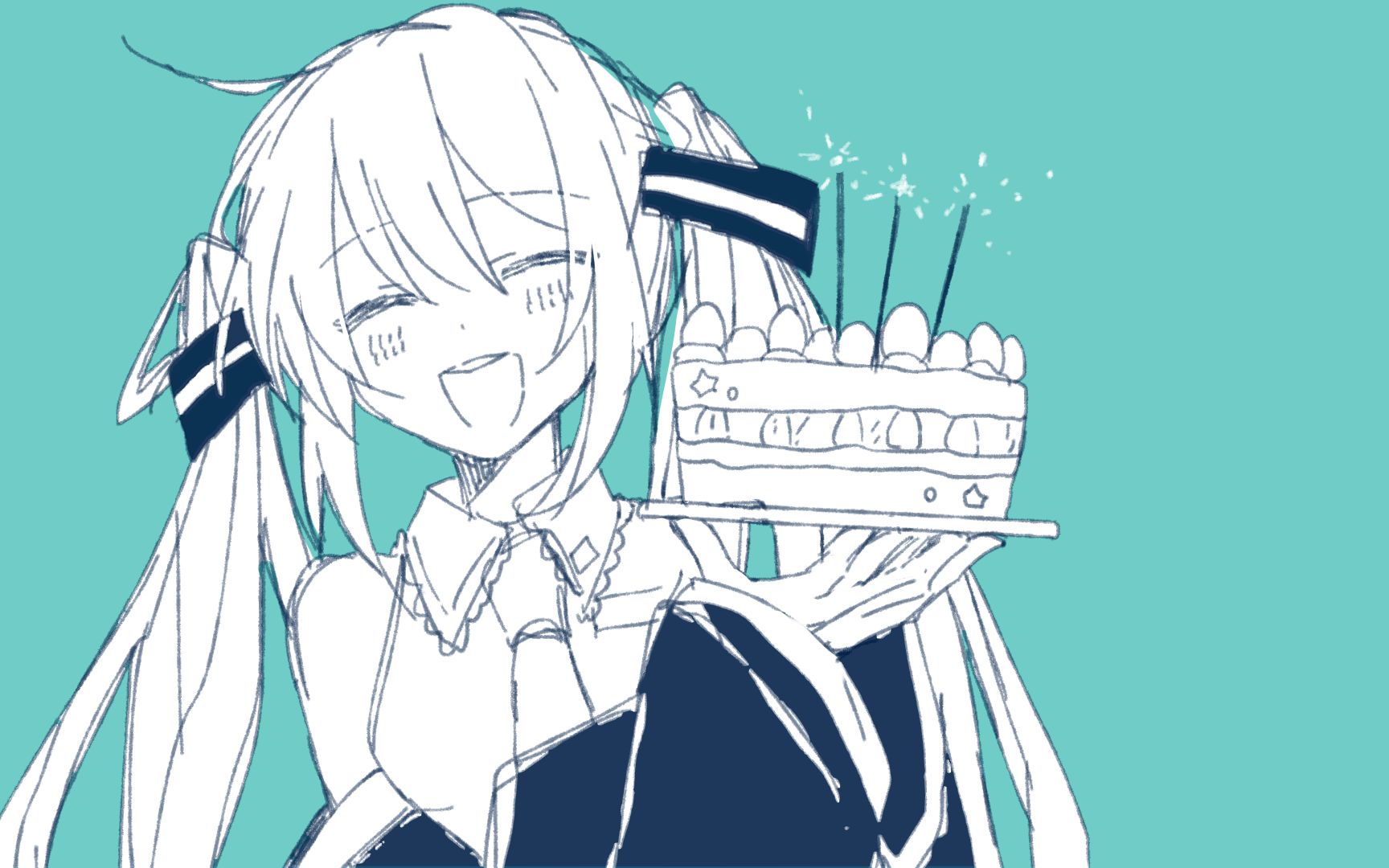 ありがとう / 初音ミク_哔哩哔哩_bilibili