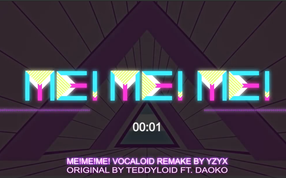 ME!ME!ME! Vocaloid Remake个人微定制版*（画面）_哔哩哔哩_bilibili