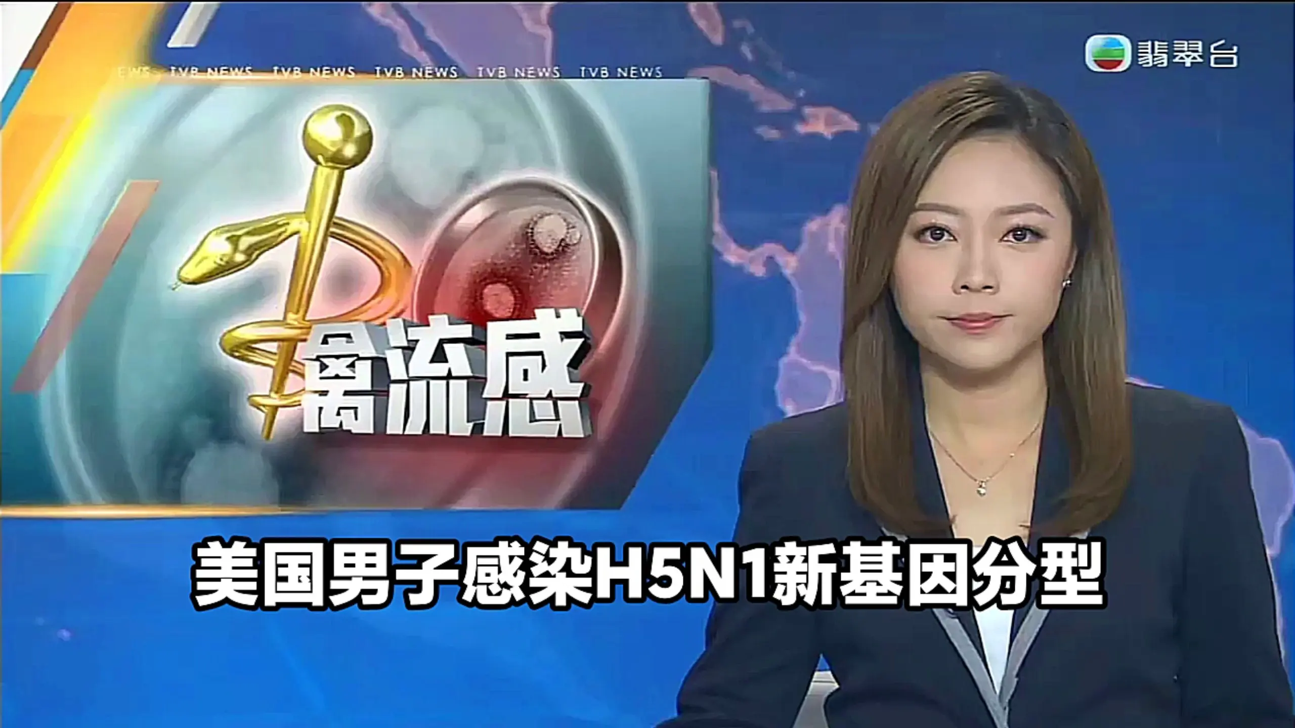 【TVB翡翠台】六点半新闻:美国男子感染H5N1新基因分型_哔哩哔哩_bilibili